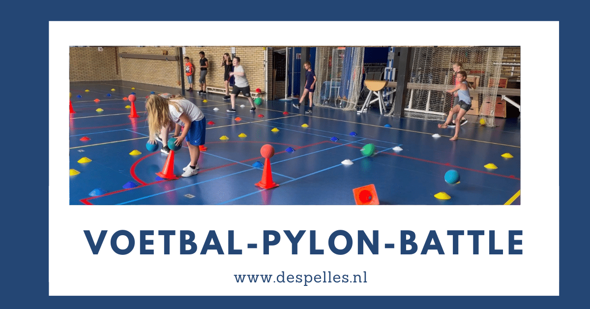 Voetbalspellen in de gymles - originele spellen met video - De Spelles